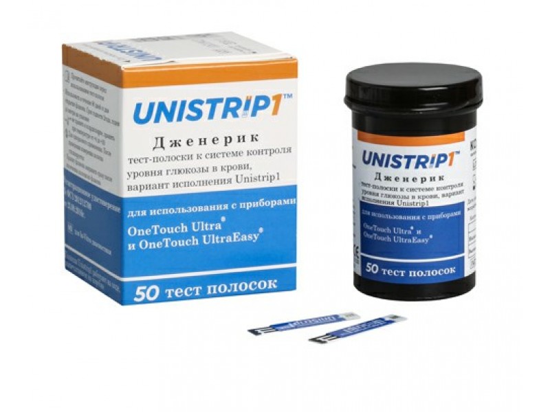 Тест-Полоски Диаконт UNISTRIP 1 (Аналог тест-полосок OneTouch Ultra ...